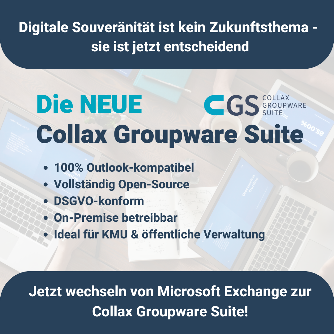 Einladung zum Webinar: Die NEUE Collax Groupware Suite
